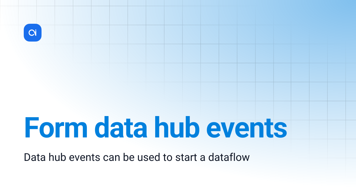 Form data hub events | Any2info Academy